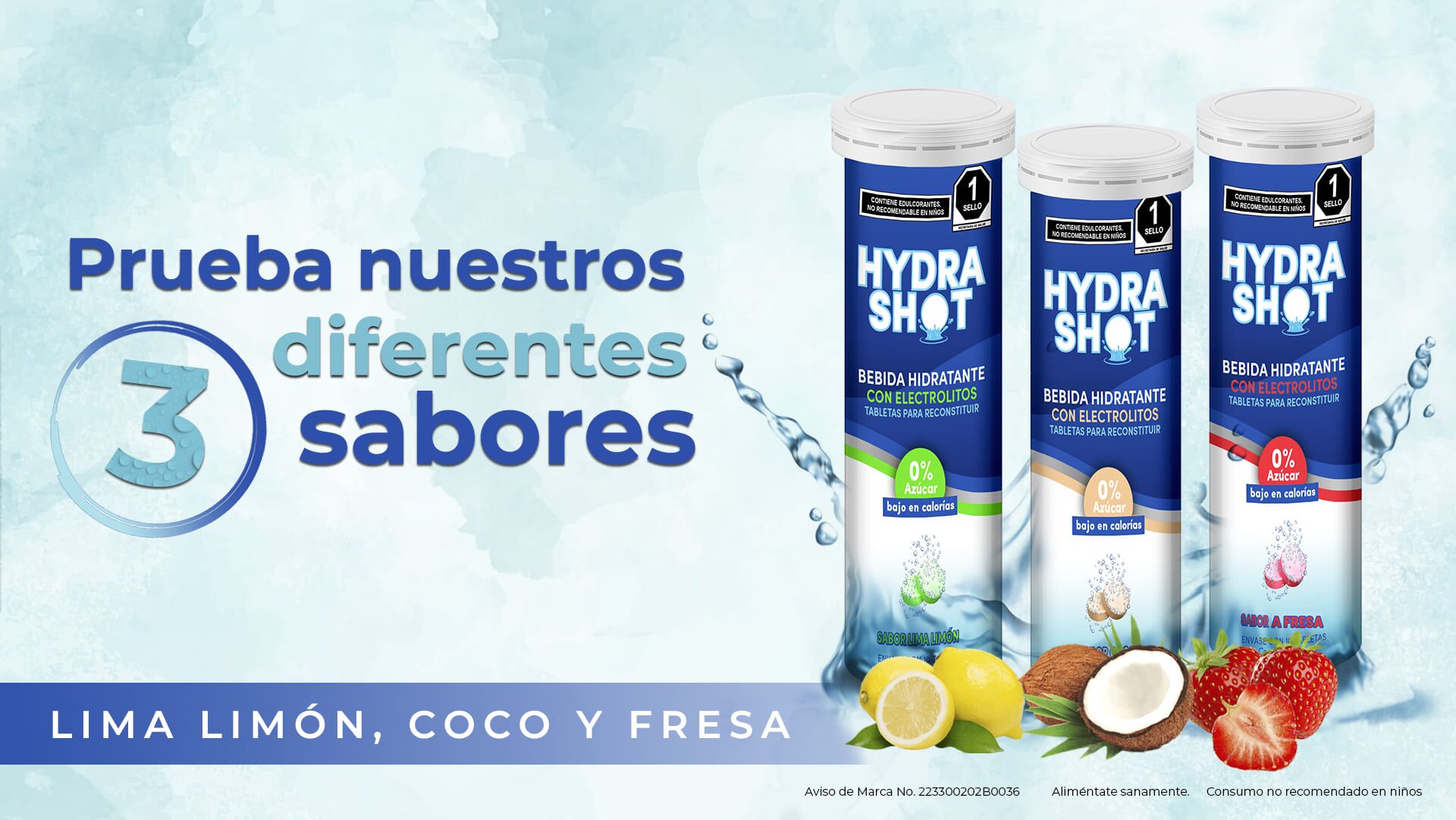 Bebida hidratante - Hydra Shot